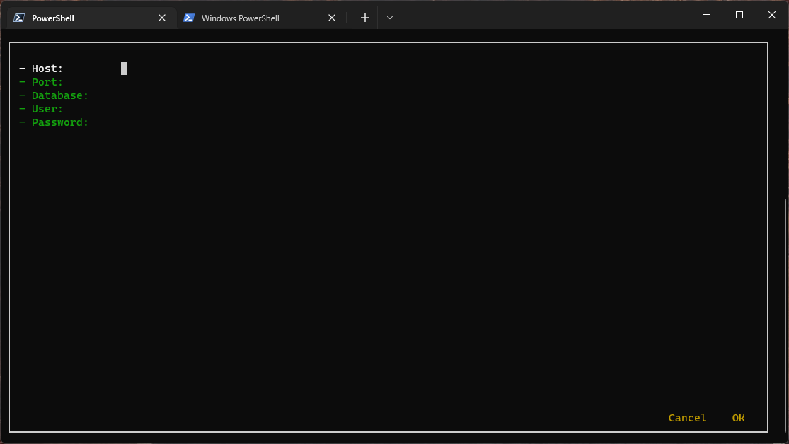 Text user interface looks distorted when run from PowerShell or Cmd ...