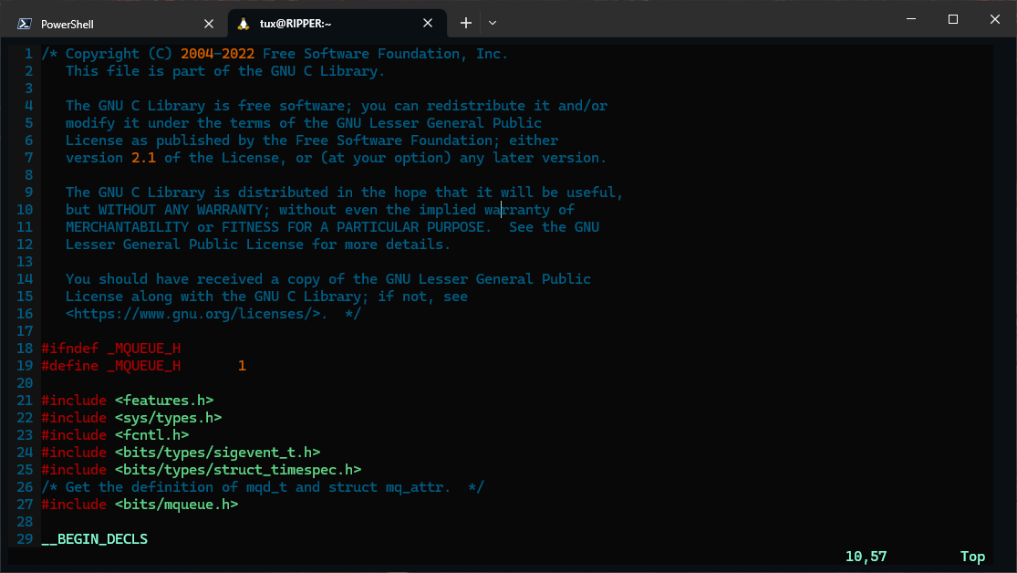 Windows Terminal not displaying pure black background, vim colorscheme ...