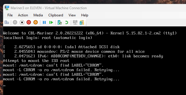 Unable To Boot Cbl Mariner 2 0 From Ipxe · Issue 4527 · Microsoft Azurelinux · Github