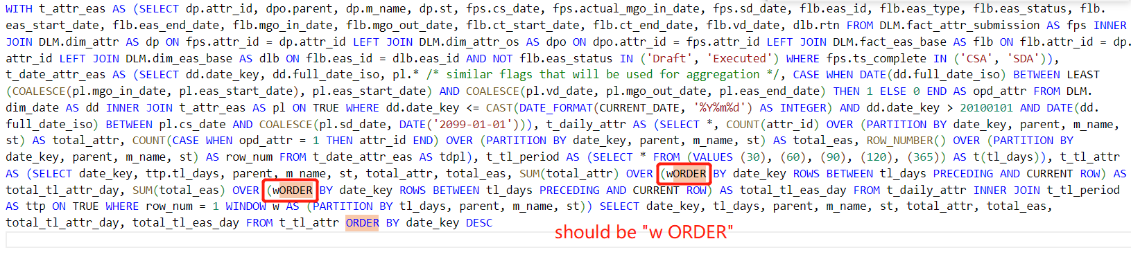 Convert Sql To Json And Back Again The Space Is Missing In Window Function · Issue 1739