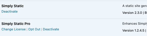 Version discrepancy between WP/plugins and changelog · Issue #143 · Simply-Static/simply-static ...