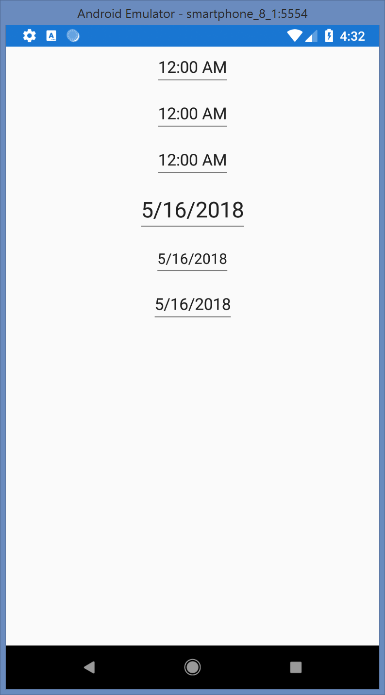 Timepicker Ignores Fontsize Setting On Android · Issue 2745 · Xamarinxamarinforms · Github