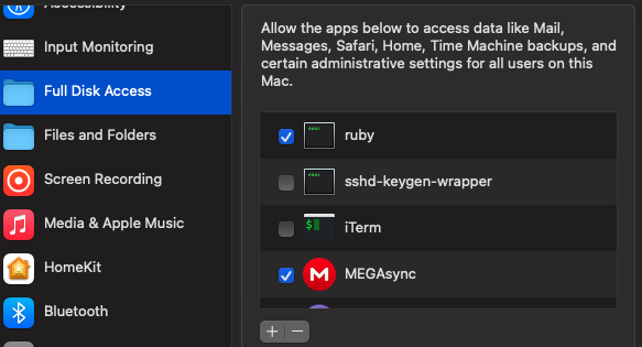 Stop synchronizing after updating to big sur · Issue #630 · meganz/MEGAsync · GitHub