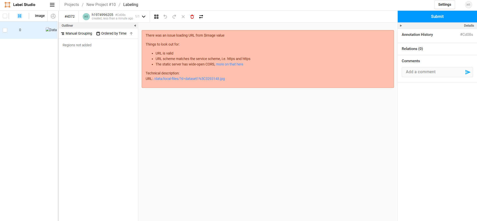 Label Studio can't load image from local storage on Windows 11 · Issue #4121 · HumanSignal/label ...