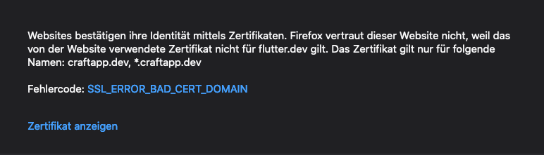 Ssl Certificate Not Working · Issue 4461 · Flutterwebsite · Github