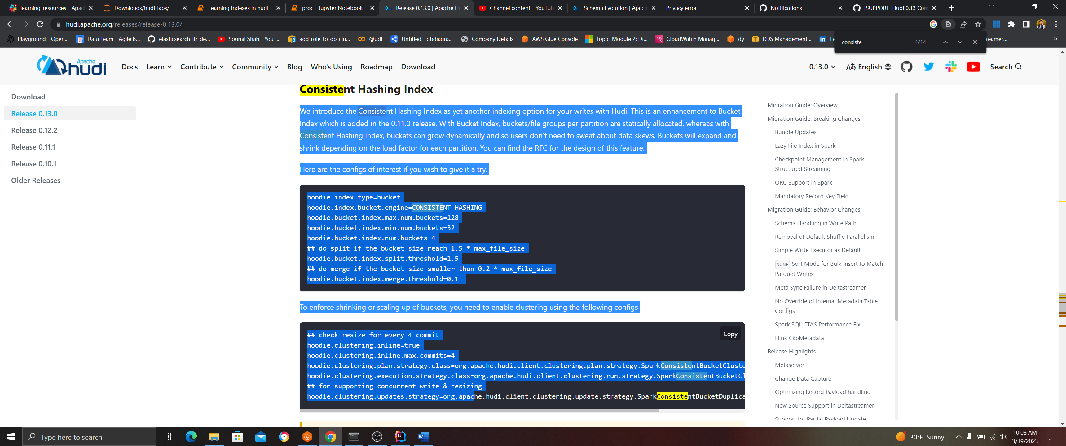 [support] Hudi 0 13 Consistent Hashing Issue For Mor Tables · Issue 8207 · Apache Hudi · Github