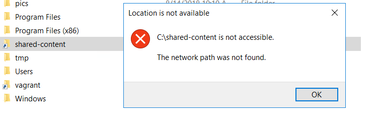 Windows 10 Windows EC2: unable to sync SMB folders · Issue #10120 · hashicorp/vagrant · GitHub