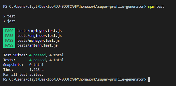 GitHub - claytonweber/super-profile-generator