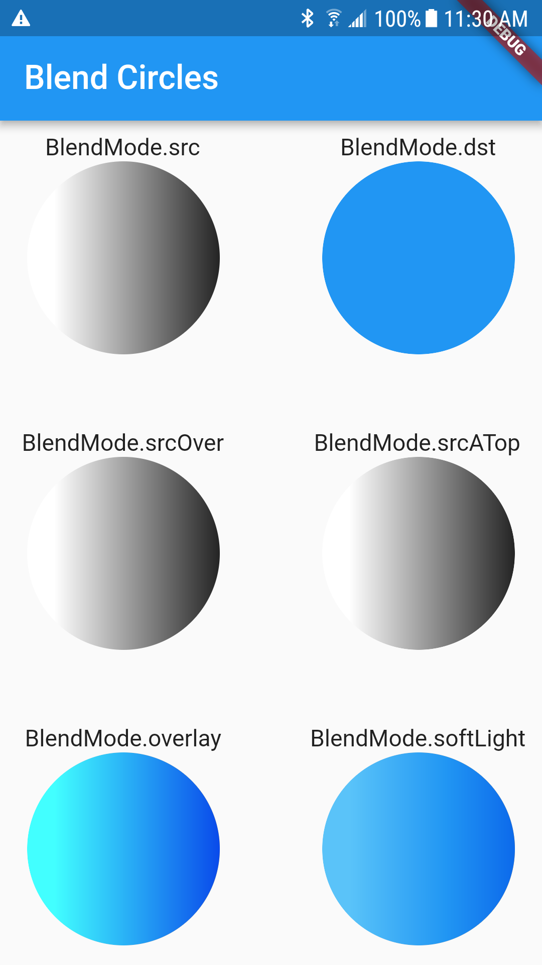 BoxDecoration with BoxShape.circle doesn't clip ShaderMask with BlendMode.softLight · Issue ...