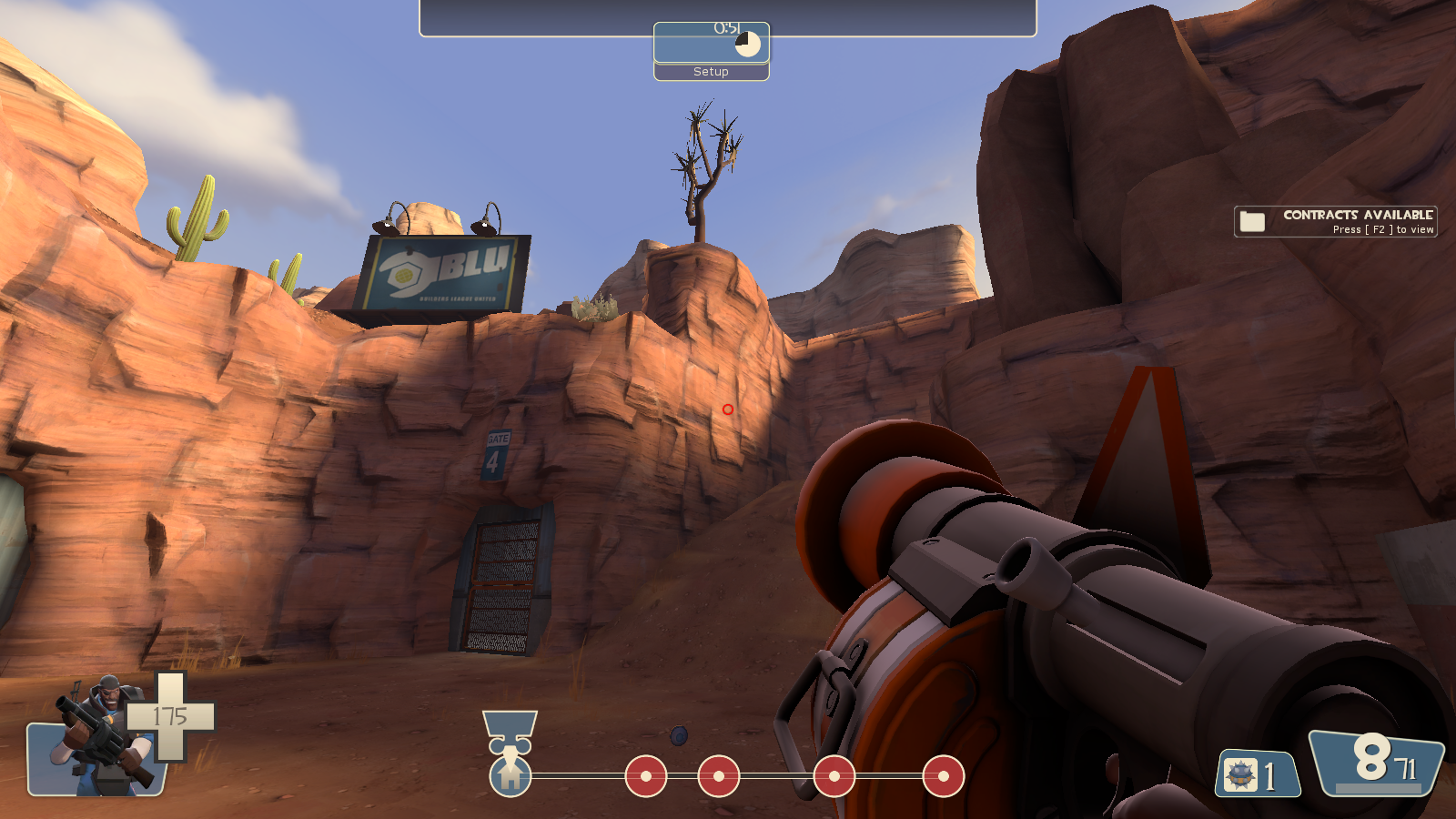 TF2: other unclipped spot near blu spawn on Badwater · Issue #3187 ...