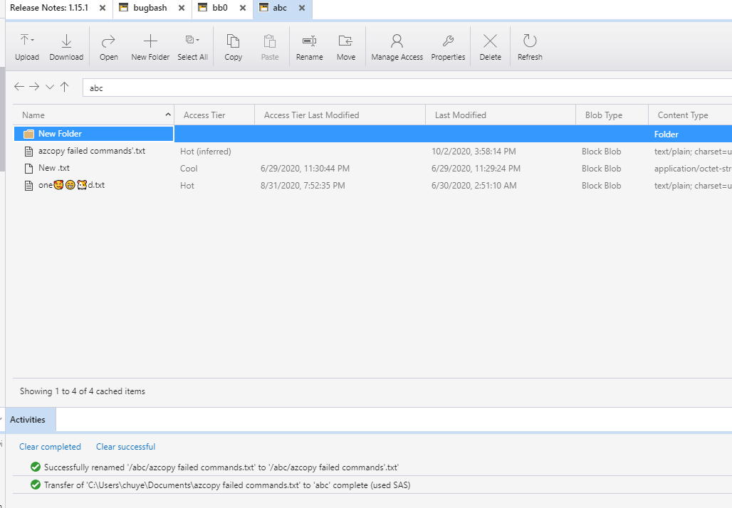 Fail to rename the blob when entering a name contains " ' " · Issue #3360 · microsoft ...