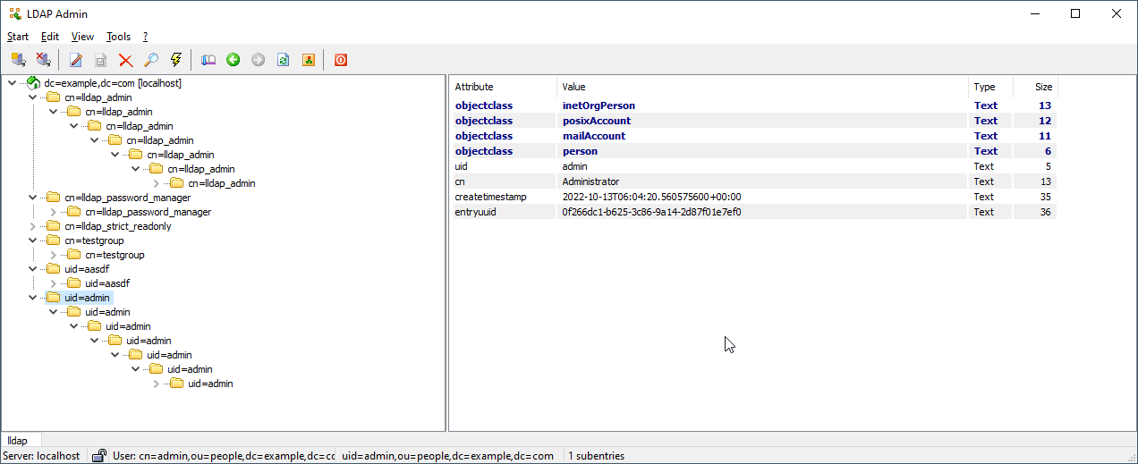 Allow browsing with tools like LDAP Admin · Issue #330 · lldap/lldap · GitHub