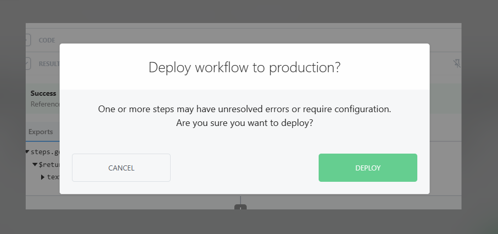 [BUG] Incorrect warning when enabling a step · Issue #4923 · PipedreamHQ/pipedream · GitHub
