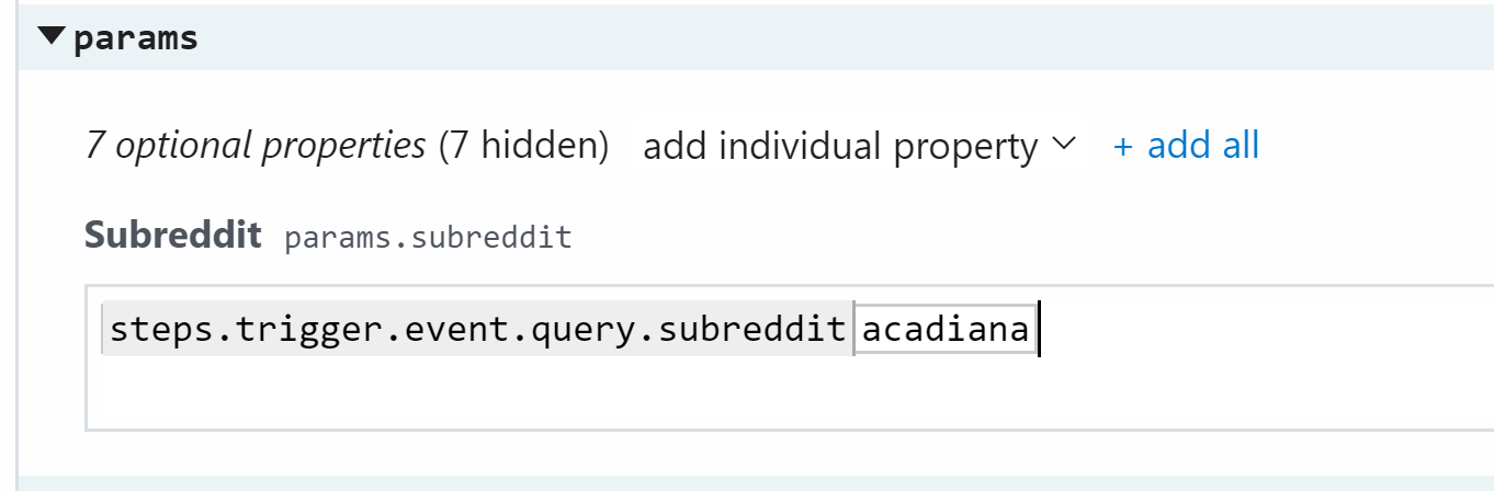When rendering queryparam based values and showing a suggestion, make it obvious it's a ...