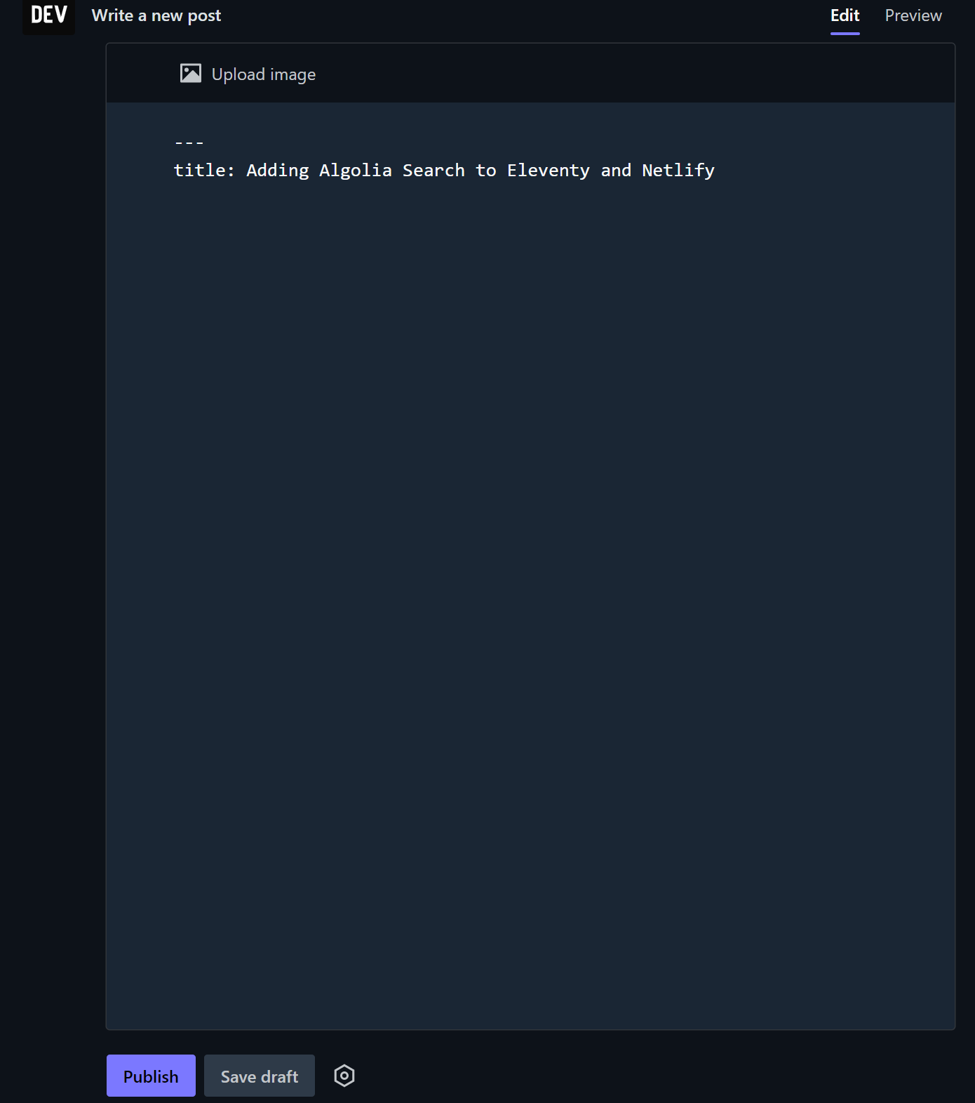 Editing seems completely broken now. · Issue #9165 · forem/forem · GitHub
