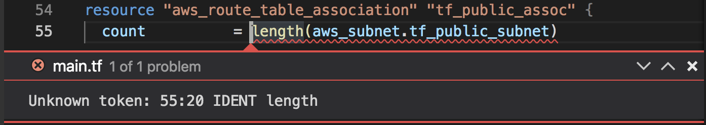 Terraform v0.12.3 - Syntax check broken: Unknown token IDENT · Issue #195 · hashicorp/vscode ...