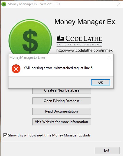 Xml Parsing Error And Unable To Check For Updates · Issue 2326 · Moneymanagerexmoneymanagerex