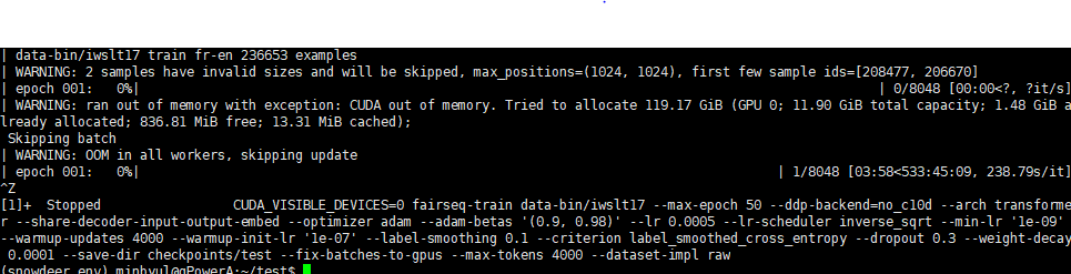 OOM(CUDA) Issue when working with raw text during translation · Issue #1159 · facebookresearch ...