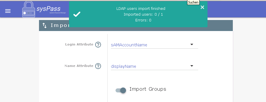 3.1-RC4 - AD LDAP Group Import doesn't work · Issue #1390 · nuxsmin/sysPass · GitHub