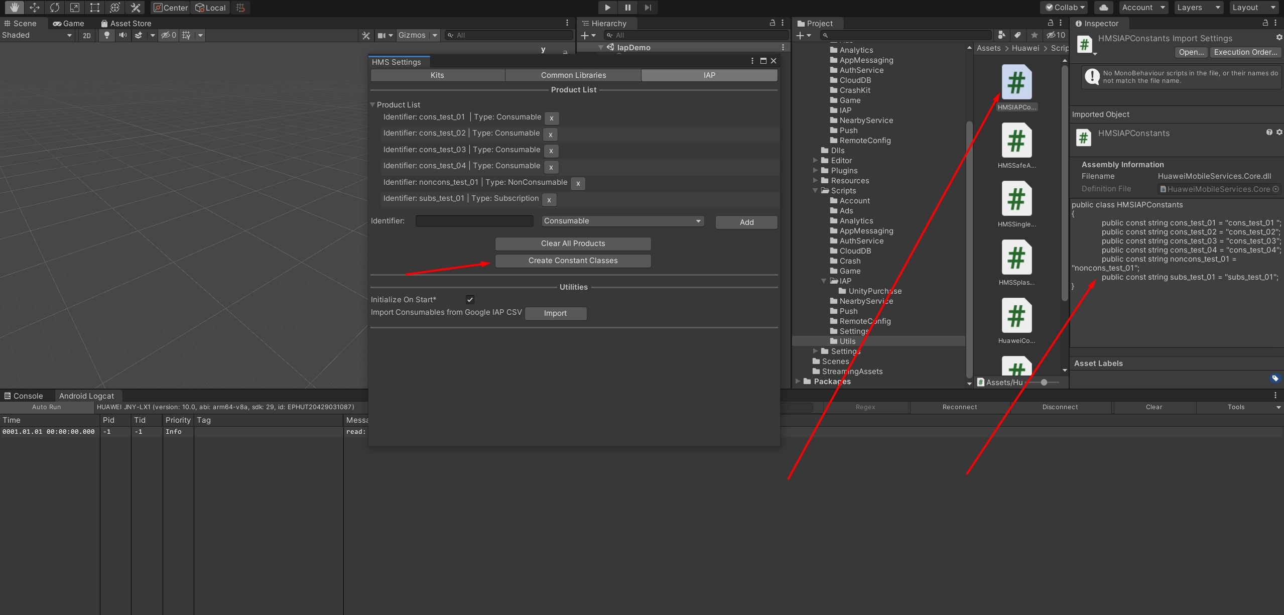 IAP isnt working · Issue #281 · EvilMindDevs/hms-unity-plugin · GitHub