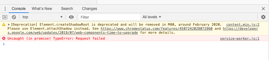 service worker: Does not register a service worker that controls page and start_url · Issue #947 ...