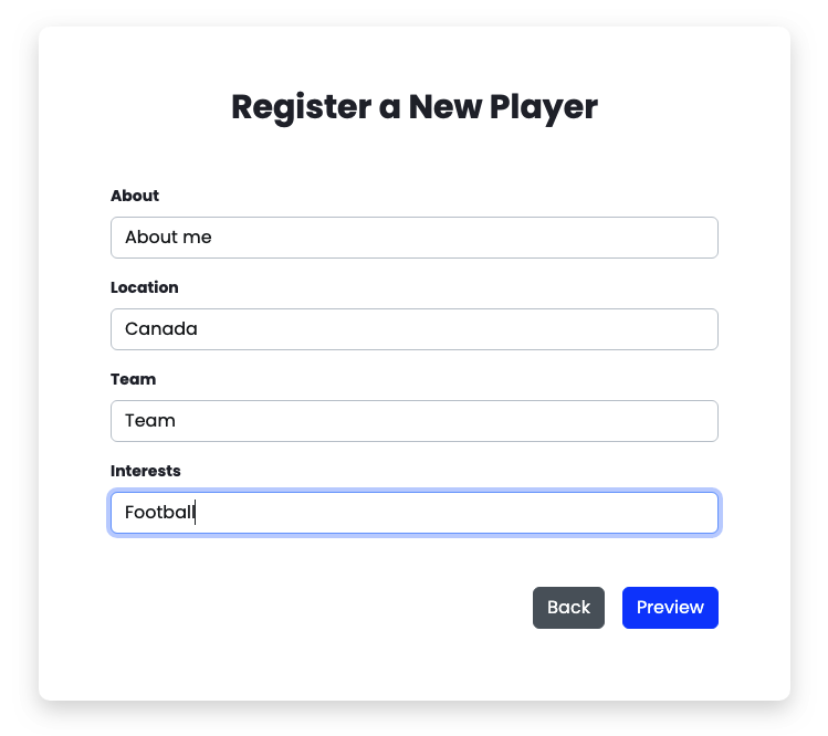GitHub - GoodStar20/react-node-athlete-profile