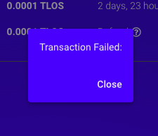 No error message when refunding · Issue #416 · telosnetwork/open-block-explorer · GitHub