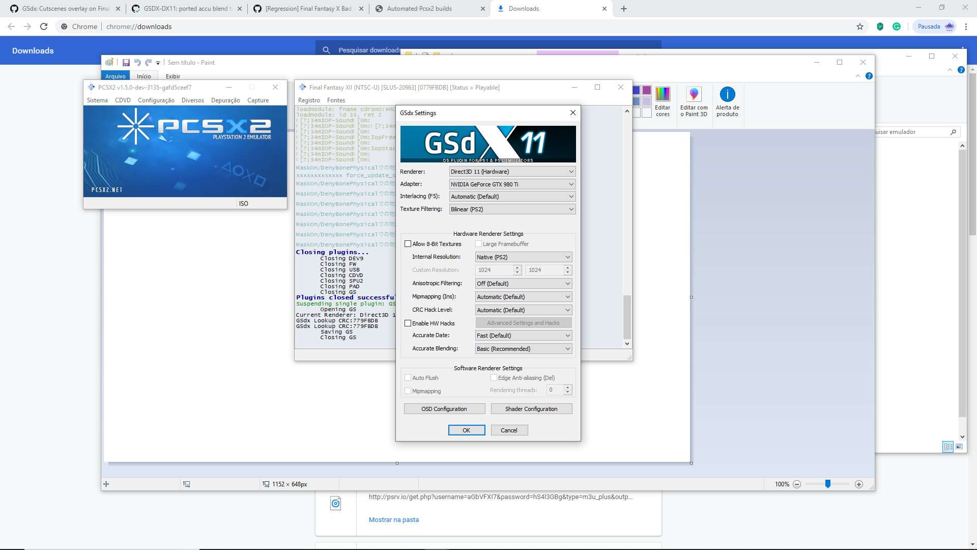 GSdx: Cutscenes overlay on Final Fantasy games · Issue #2961 · PCSX2 ...