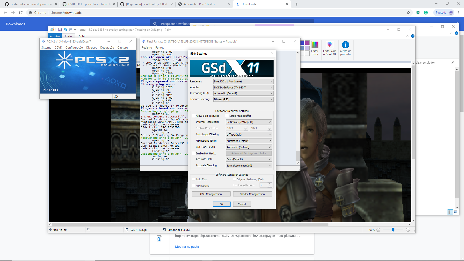 GSdx: Cutscenes overlay on Final Fantasy games · Issue #2961 · PCSX2 ...
