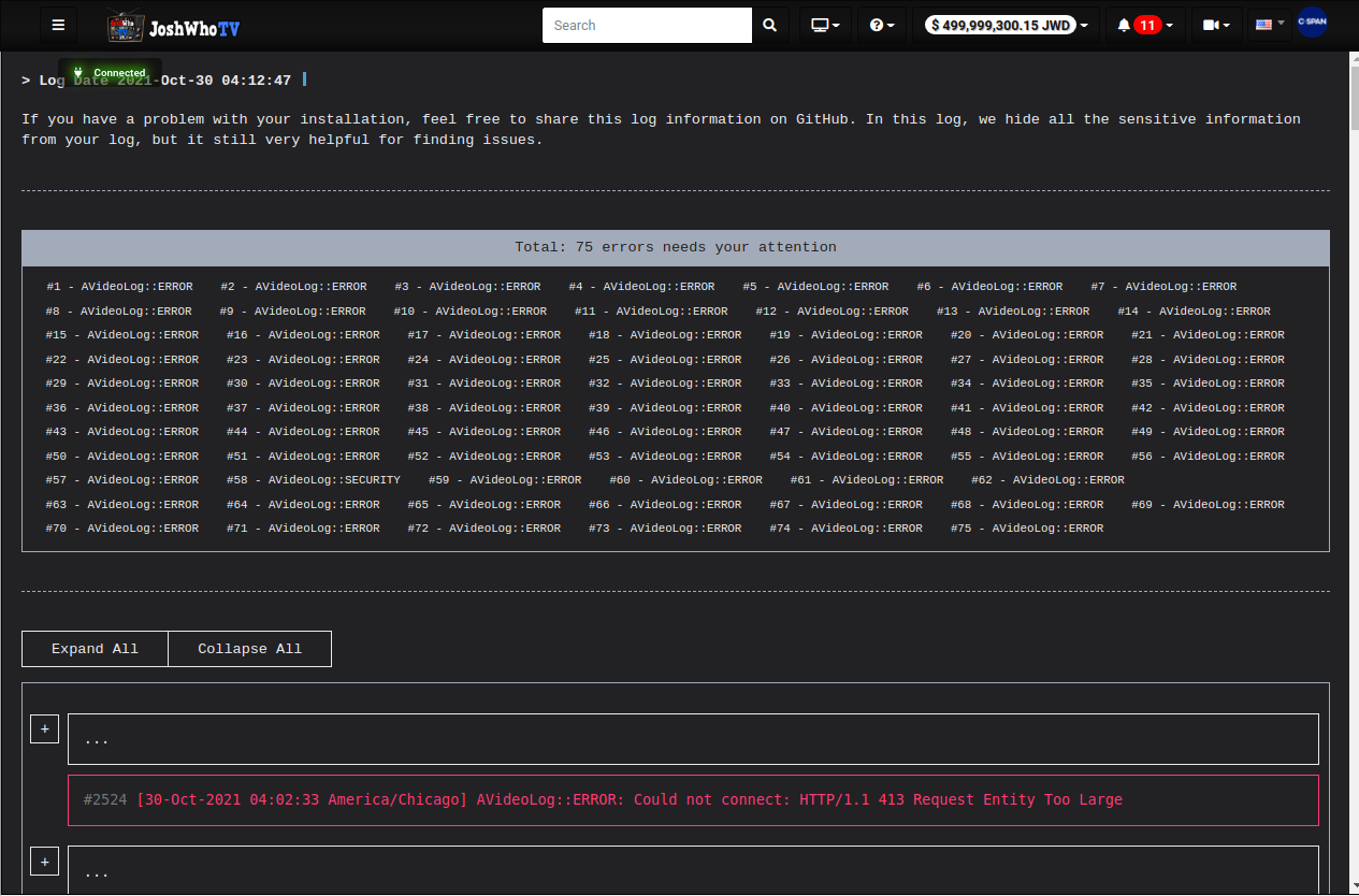 Banner will not save on Category edit · Issue #5894 · WWBN/AVideo · GitHub