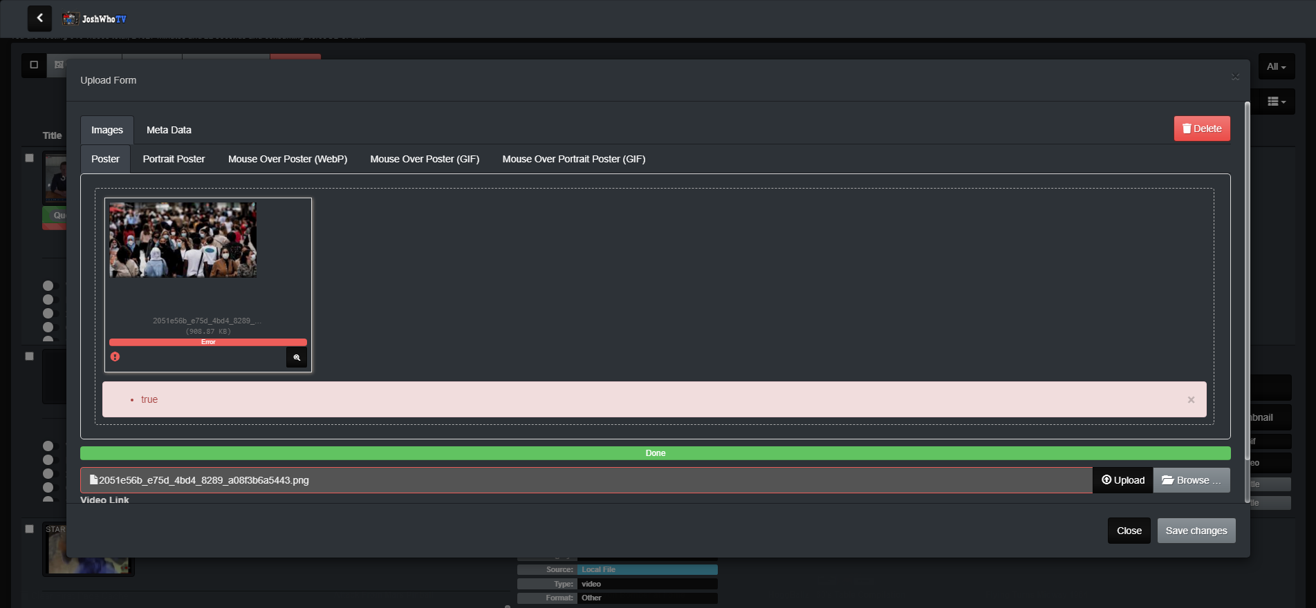 Embed missing thumbnail and wont let me add one · Issue #6083 · WWBN/AVideo · GitHub