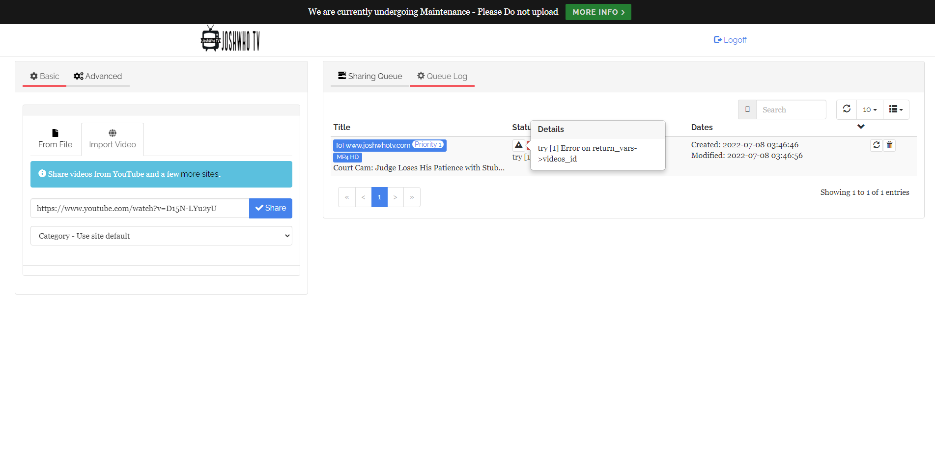 Encoders no longer work · Issue #6832 · WWBN/AVideo · GitHub