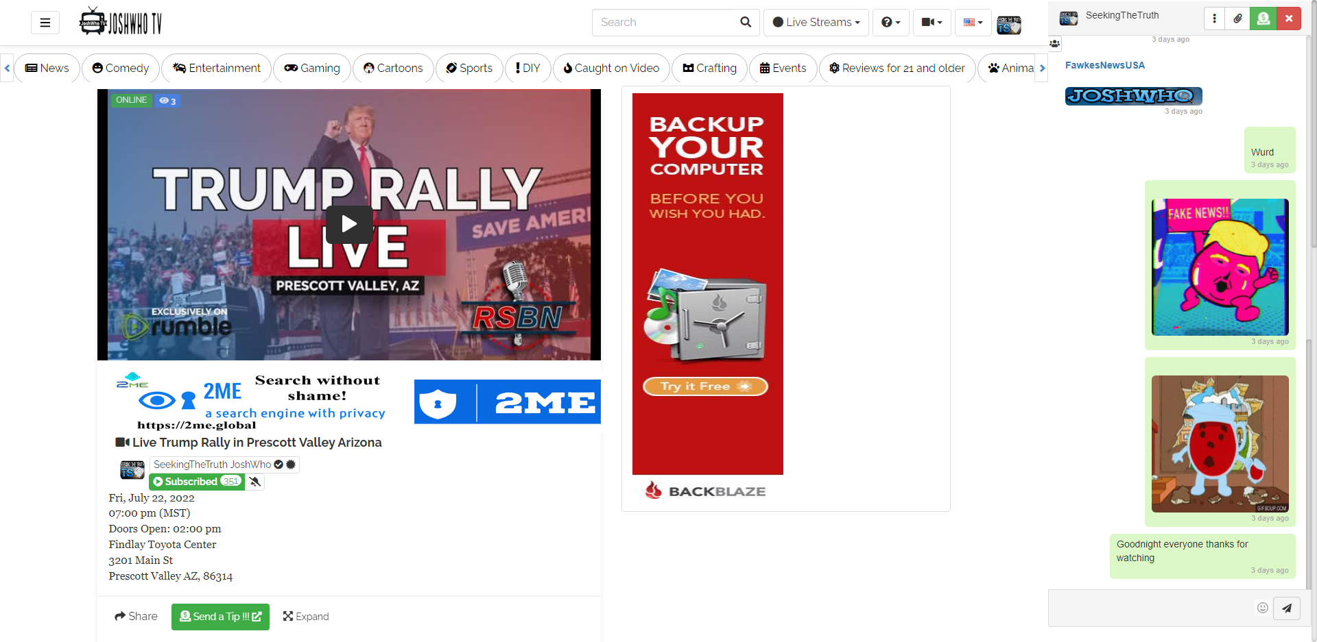 Live Link Embeds not showing embedded live streams · Issue #6924 · WWBN/AVideo · GitHub