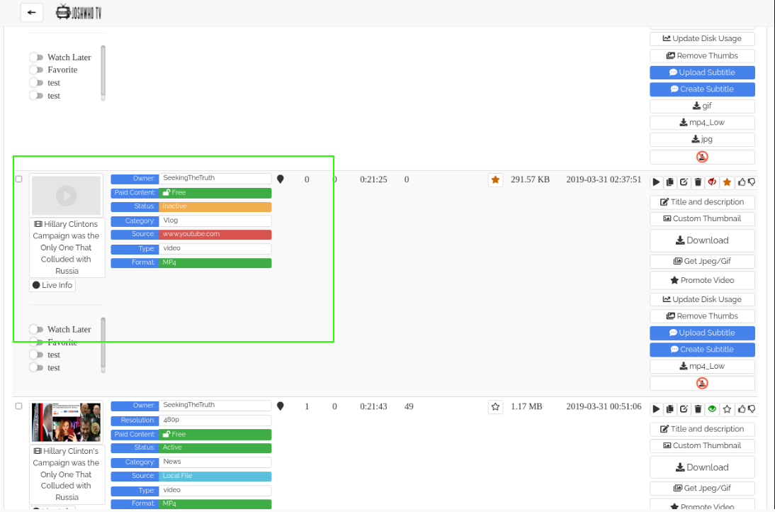 Inactive videos still show if suggested · Issue #6932 · WWBN/AVideo ...