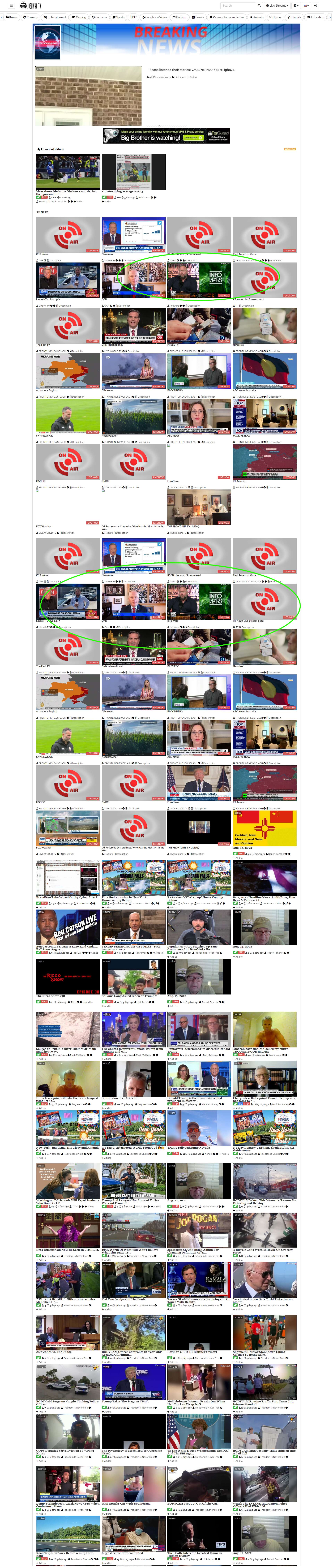 Categories repeating the live Streams again · Issue #6968 · WWBN/AVideo · GitHub