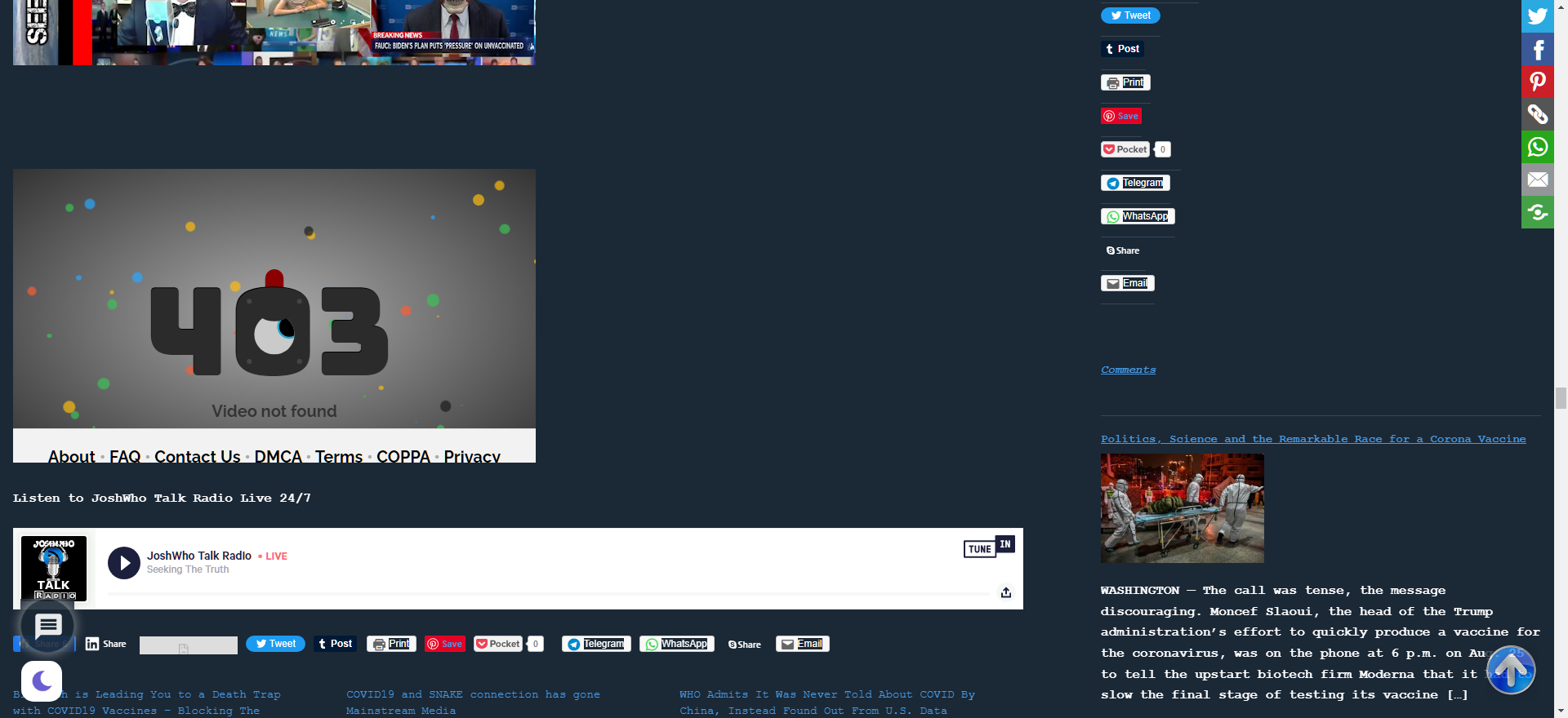 Video old Embed Code nolonger working · Issue #7422 · WWBN/AVideo · GitHub