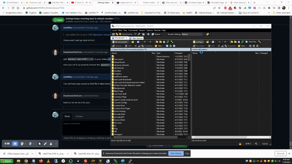 Settings keeps reverting back to default variables · Issue #7554 · WWBN/AVideo · GitHub