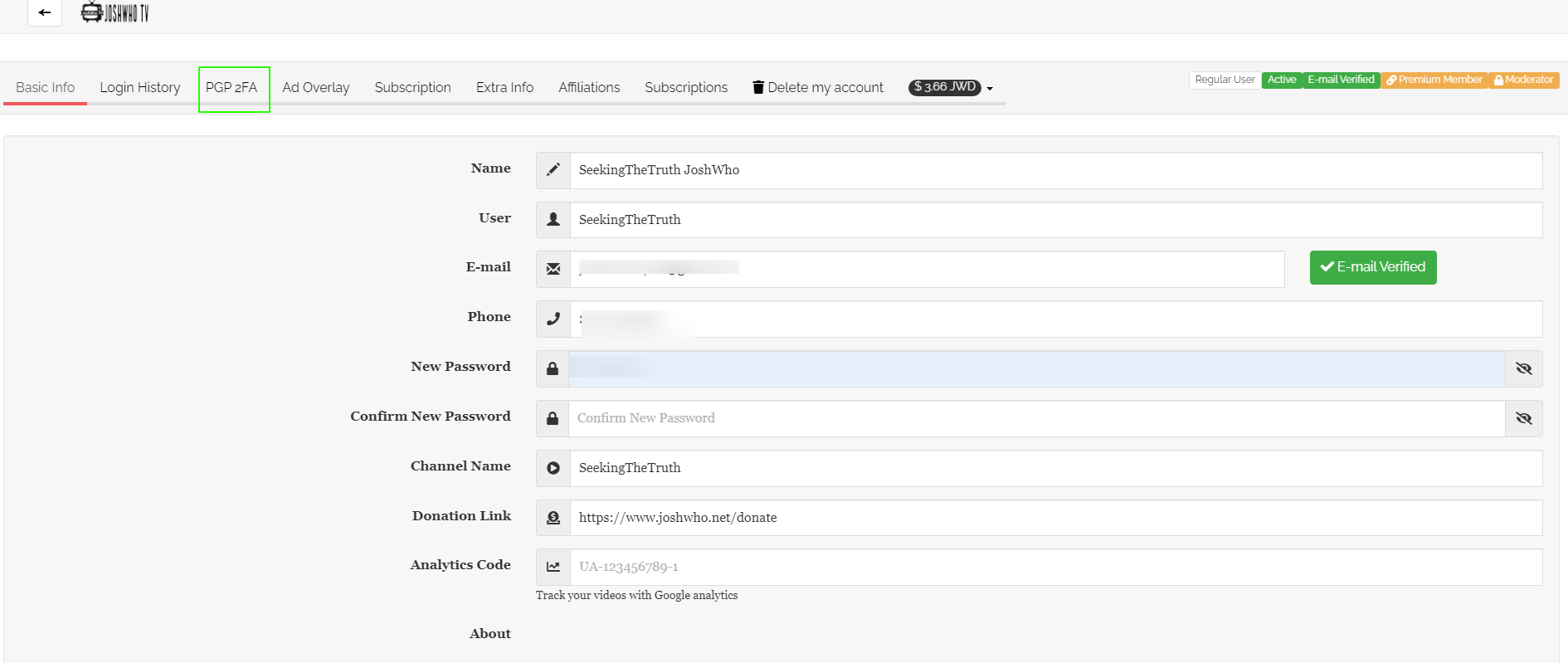 2FA does it need a PGP key or is that Seperate? · Issue #7708 · WWBN/AVideo · GitHub