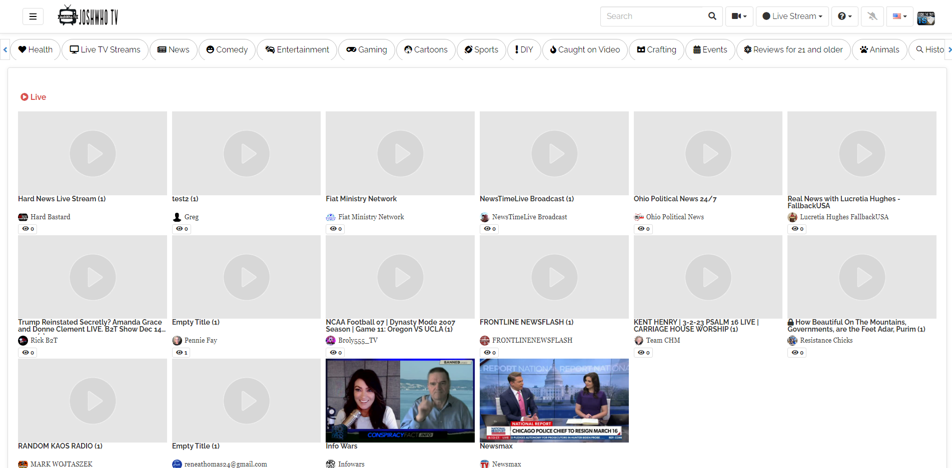 Live Streams Always Showing · Issue 7745 · Wwbnavideo · Github