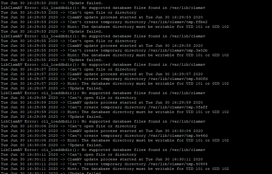 Clamav_1 Download Failed · Issue #412 · appwrite/appwrite · GitHub