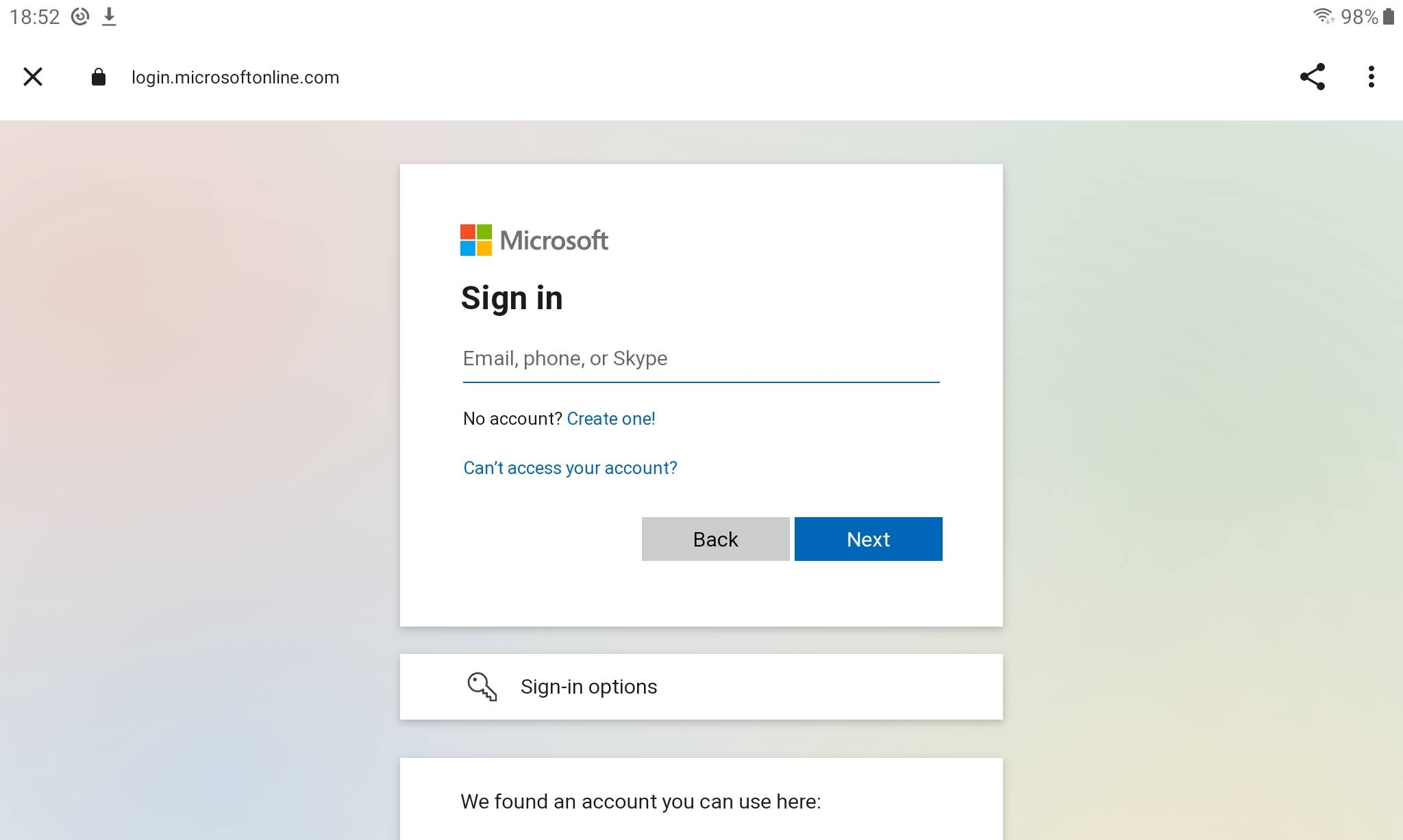 Unlock database takes me to Microsoft Sign in · Issue #2272 · PhilippC/keepass2android · GitHub