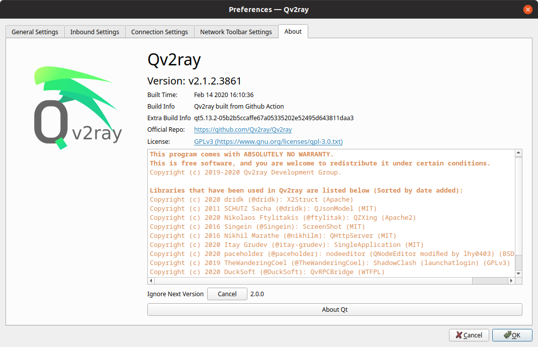 Can not run the Linux version. · Issue #367 · Qv2ray/Qv2ray · GitHub