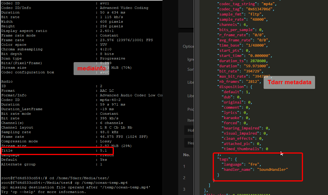 Stream Title not gathered for MP4 · Issue #460 · HaveAGitGat/Tdarr · GitHub