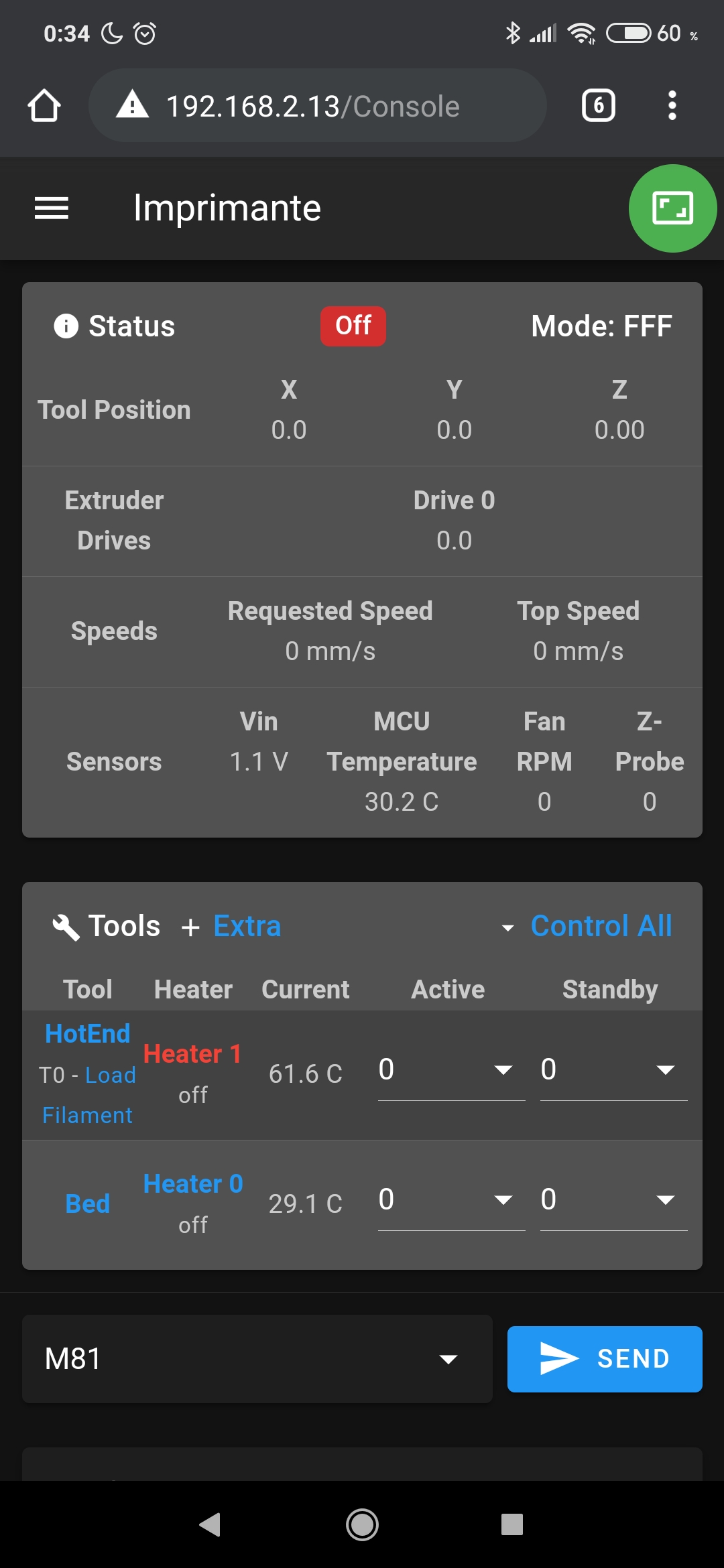 DWC 2.07 mobile extra temperature view not same as for tools · Issue #213 · Duet3D ...