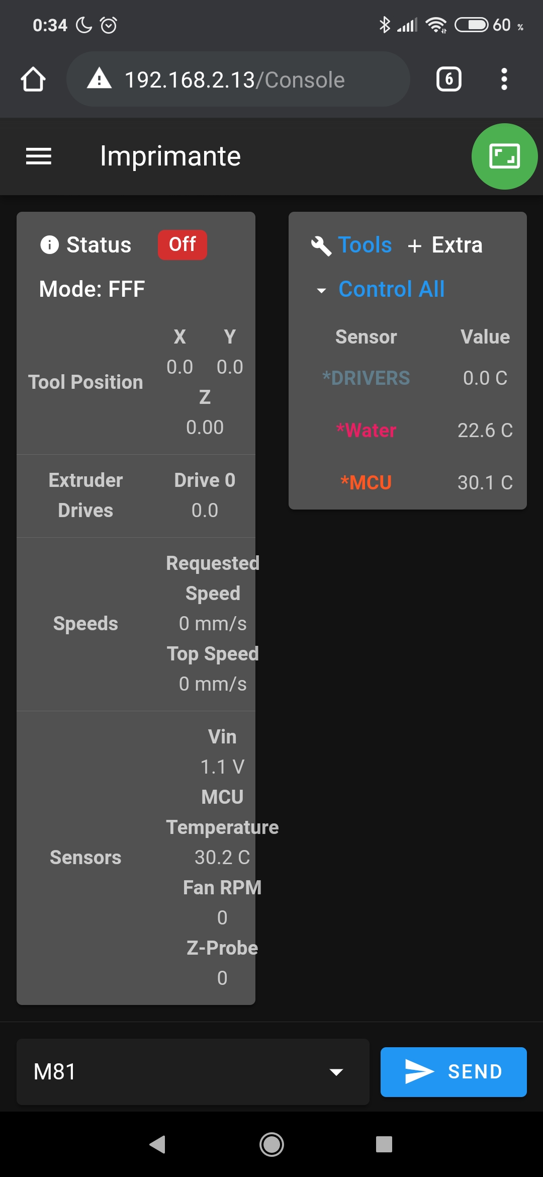 DWC 2.07 mobile extra temperature view not same as for tools · Issue #213 · Duet3D ...