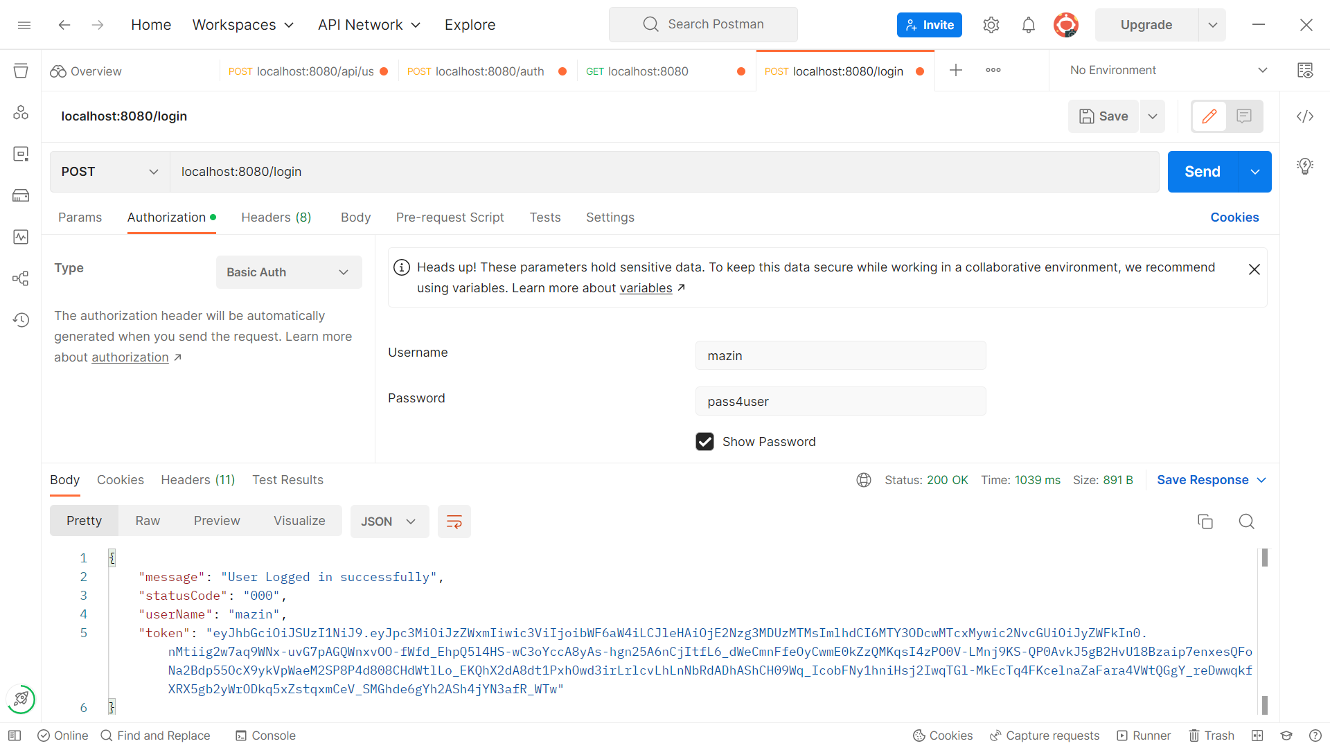 GitHub - 3neef/spring-bearer-token