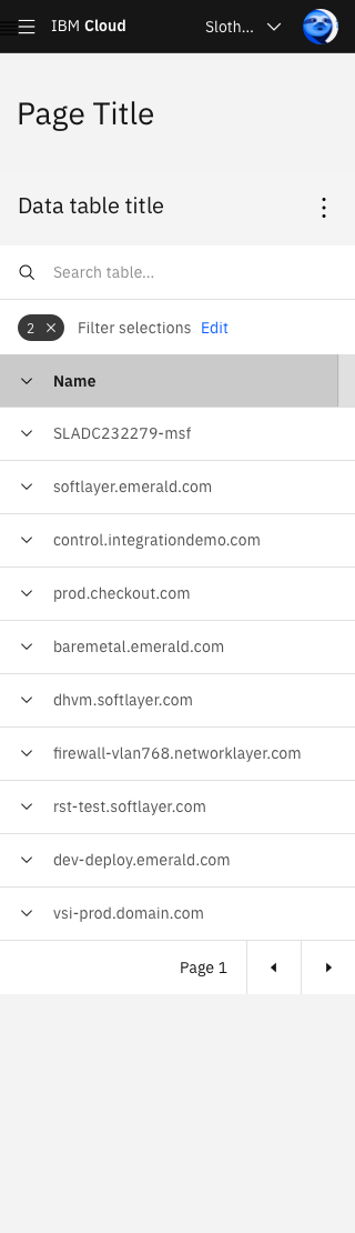 Filter panel and display bar for data table · Issue #5161 · carbon ...
