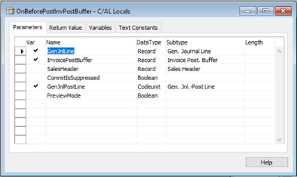 OnBeforePostInvPostBuffer Event Signatures in Codeunit 80 and 90 · Issue #3296 · microsoft ...