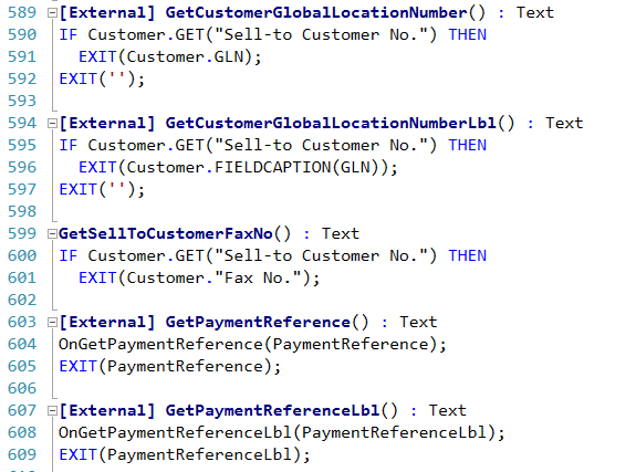 Table 112 Sales Invoice Header GetSellToCustomerFaxNo ...