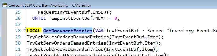 Codeunit 5530 GetDocumentEntries scope change · Issue #3989 · microsoft/ALAppExtensions · GitHub